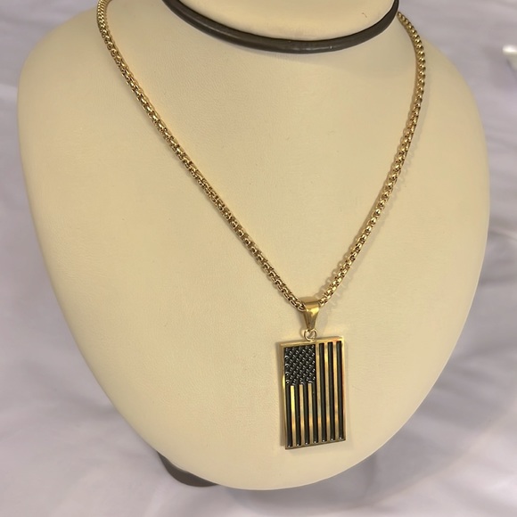 Jewelry | New Gold Plated Stainless Steel Heavy Chain United States ...